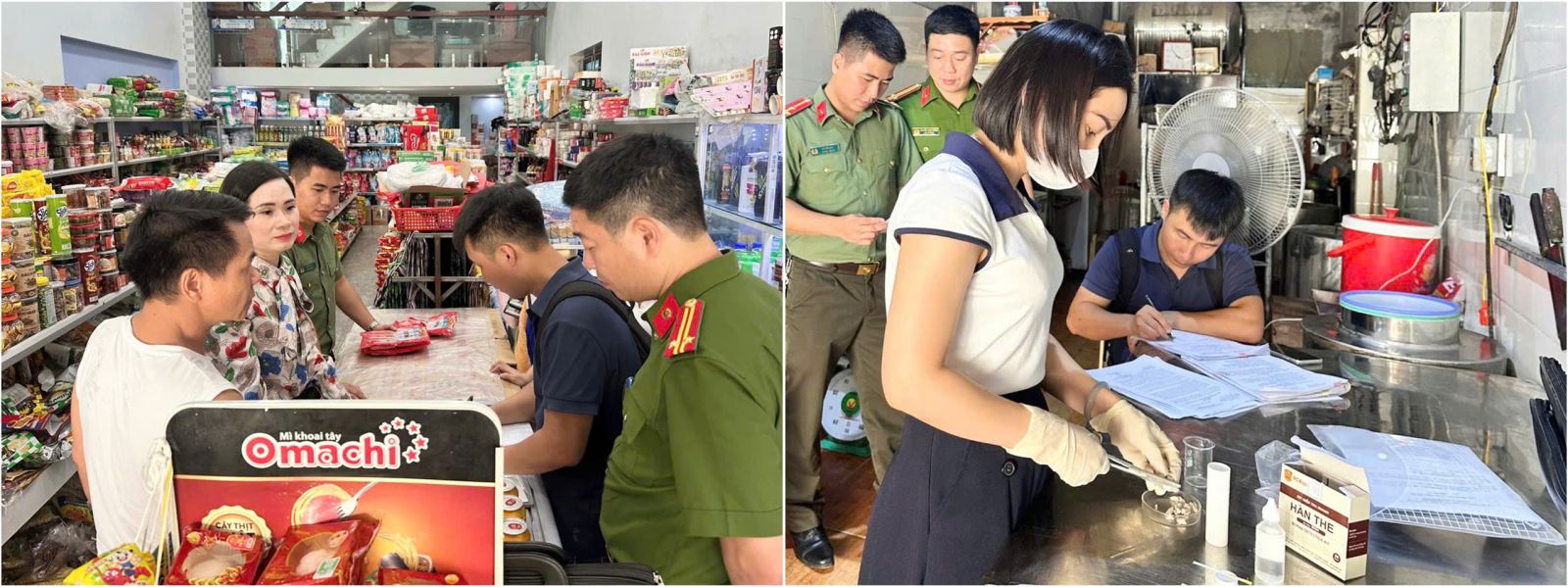 Công an phường Thái Bình kiểm tra vệ sinh an toàn thực phẩm dịp Tết Trung thu năm 2025